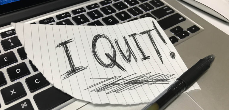Read This if You’re Ready to Call It Quits | ReminderMedia