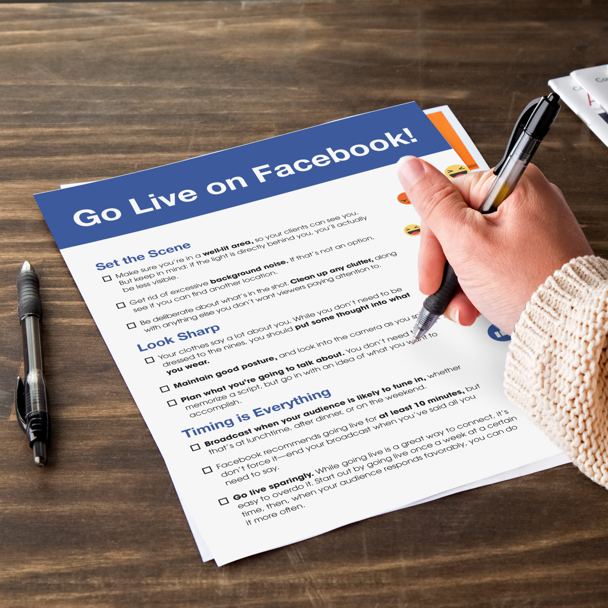 Facebook Live Checklist | ReminderMedia