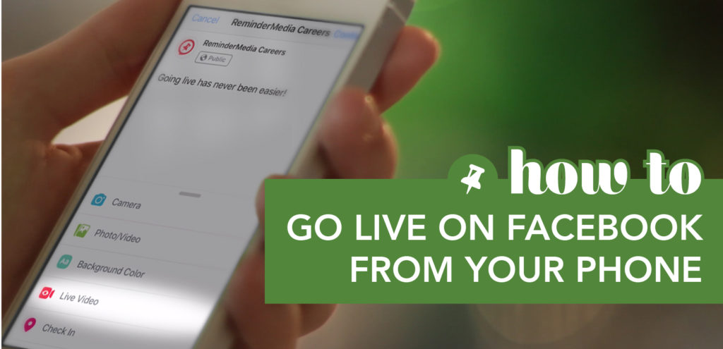 How to Go Live on Facebook from Your Mobile Device