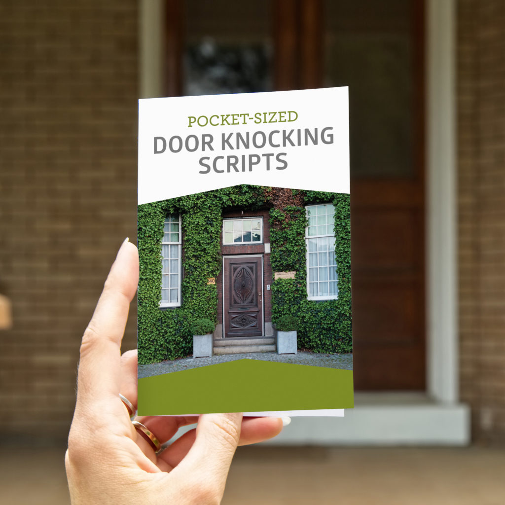 Door Knocking Scripts | ReminderMedia