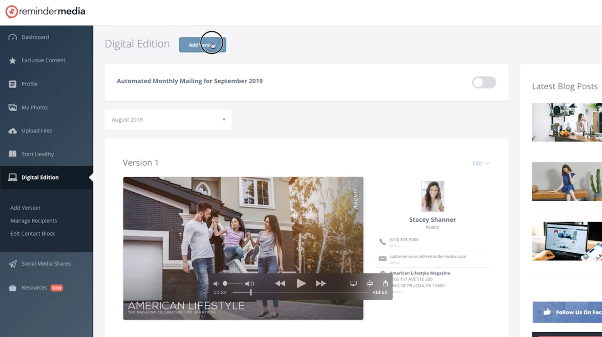 How to Set Up Multiple Versions of Your Digital Edition | ReminderMedia