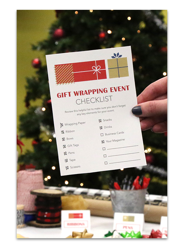 Gift Wrapping Event Kit | ReminderMedia