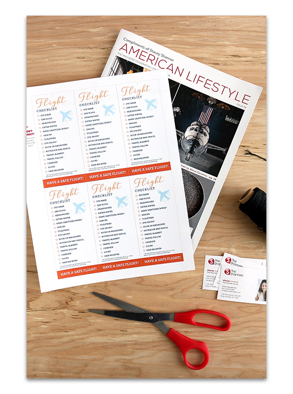 Flight Checklist Tags | ReminderMedia