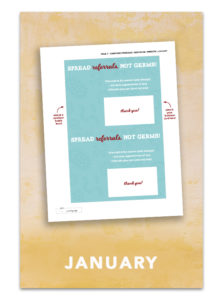 12-Month Pop-By Printable Bundle | ReminderMedia