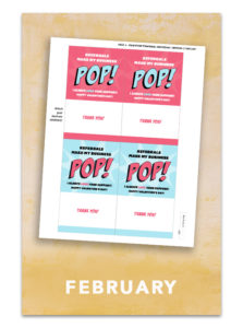 12-Month Pop-By Printable Bundle | ReminderMedia