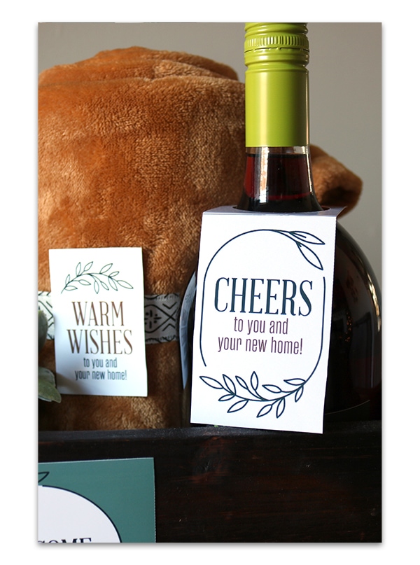 Premium Home Closing Gift Basket Labels | ReminderMedia