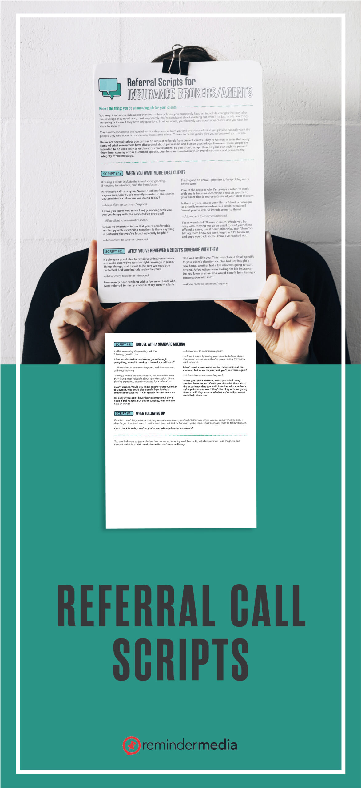 Referral Call Scripts for Insurance Agents | ReminderMedia