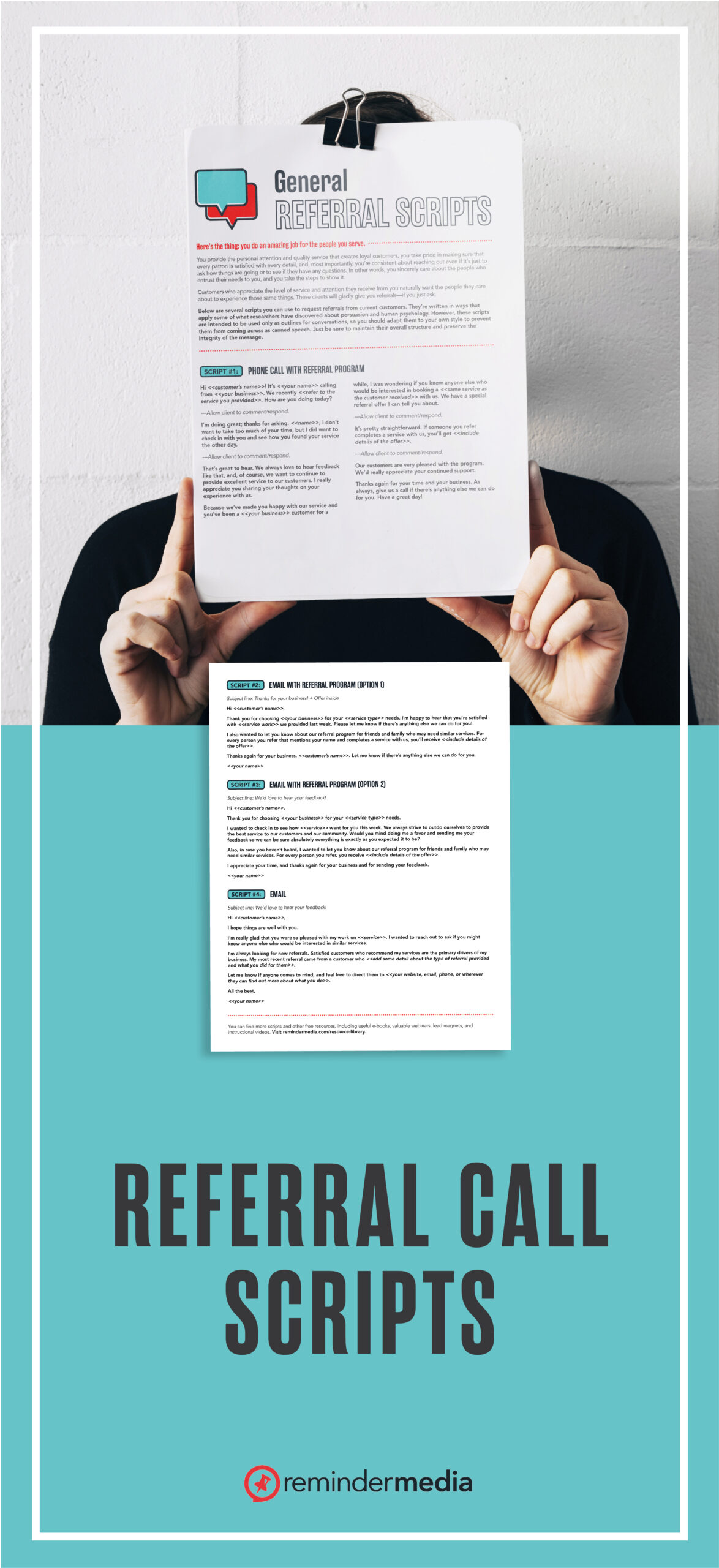 Referral Call Scripts for Business Professionals | ReminderMedia