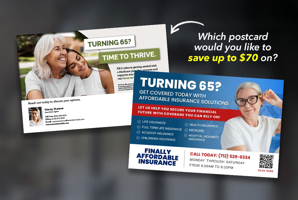 Postcards for Insurance Agents! | ReminderMedia