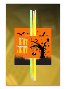 Halloween Glow Stick Holder Tags | ReminderMedia